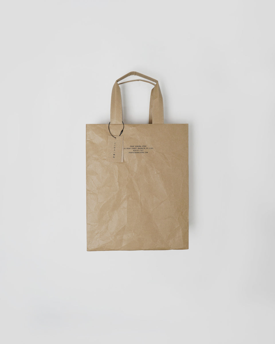 Water Resistant Paper Square Bag / S – Front General Store