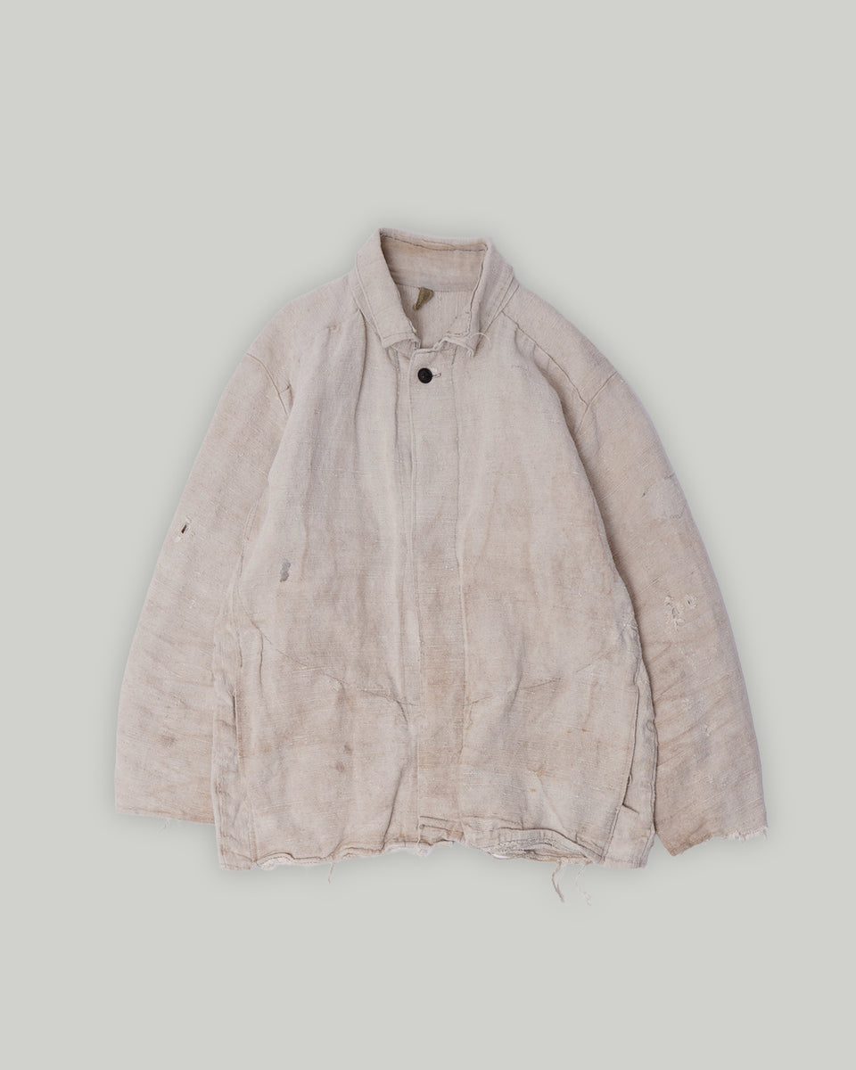 Washed Linen Work Jacket – Front General Store