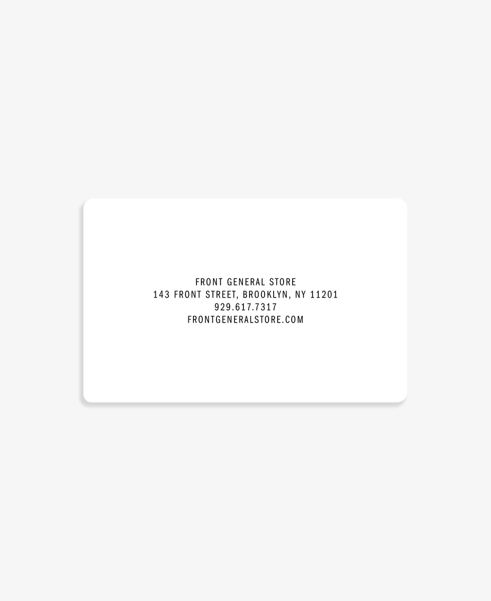 E-Gift Card (ONLINE USE ONLY) – Front General Store
